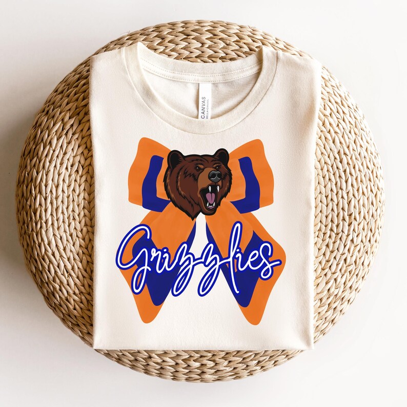 Retro Grizzlies Png, Coquette Grizzly Mascot Png, Lets Go Grizzlies ...