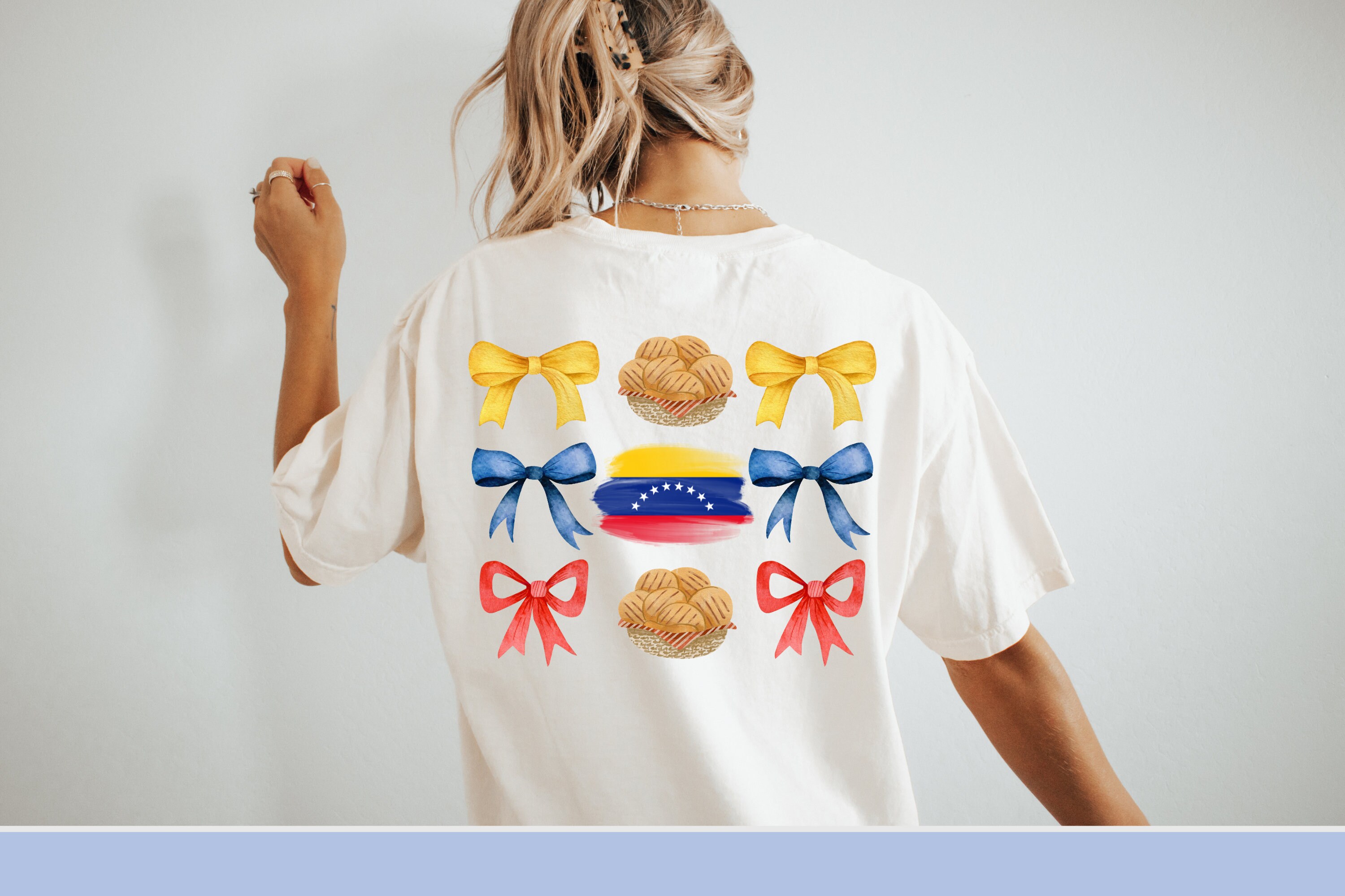 Preppy Venezolana Png, Venezuela Flag Bow Png, Venezuela Png, Arepas ...