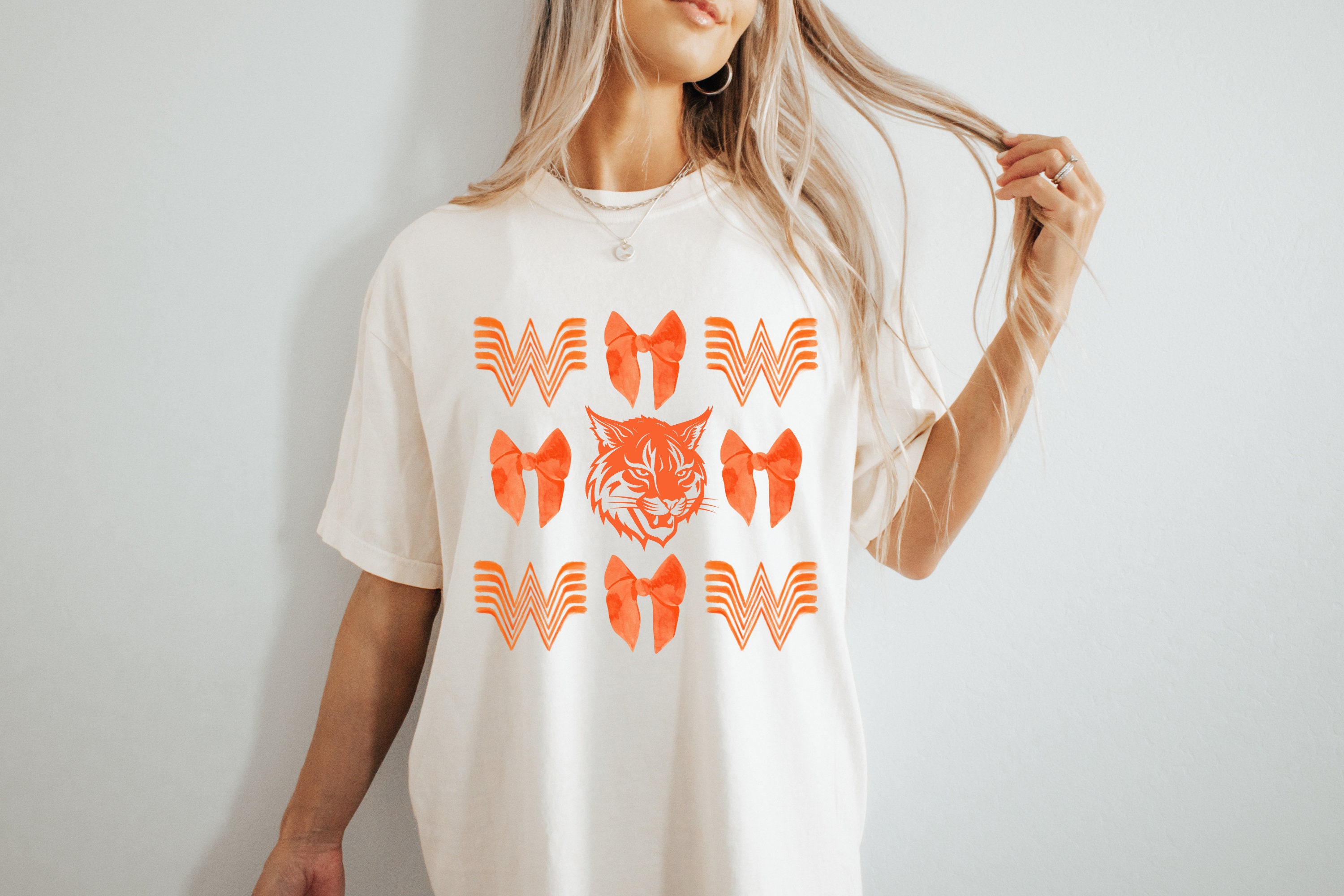 Coquette Wildcat Mascot Png Bundle, Preppy, Texas Mascot Sublimation ...