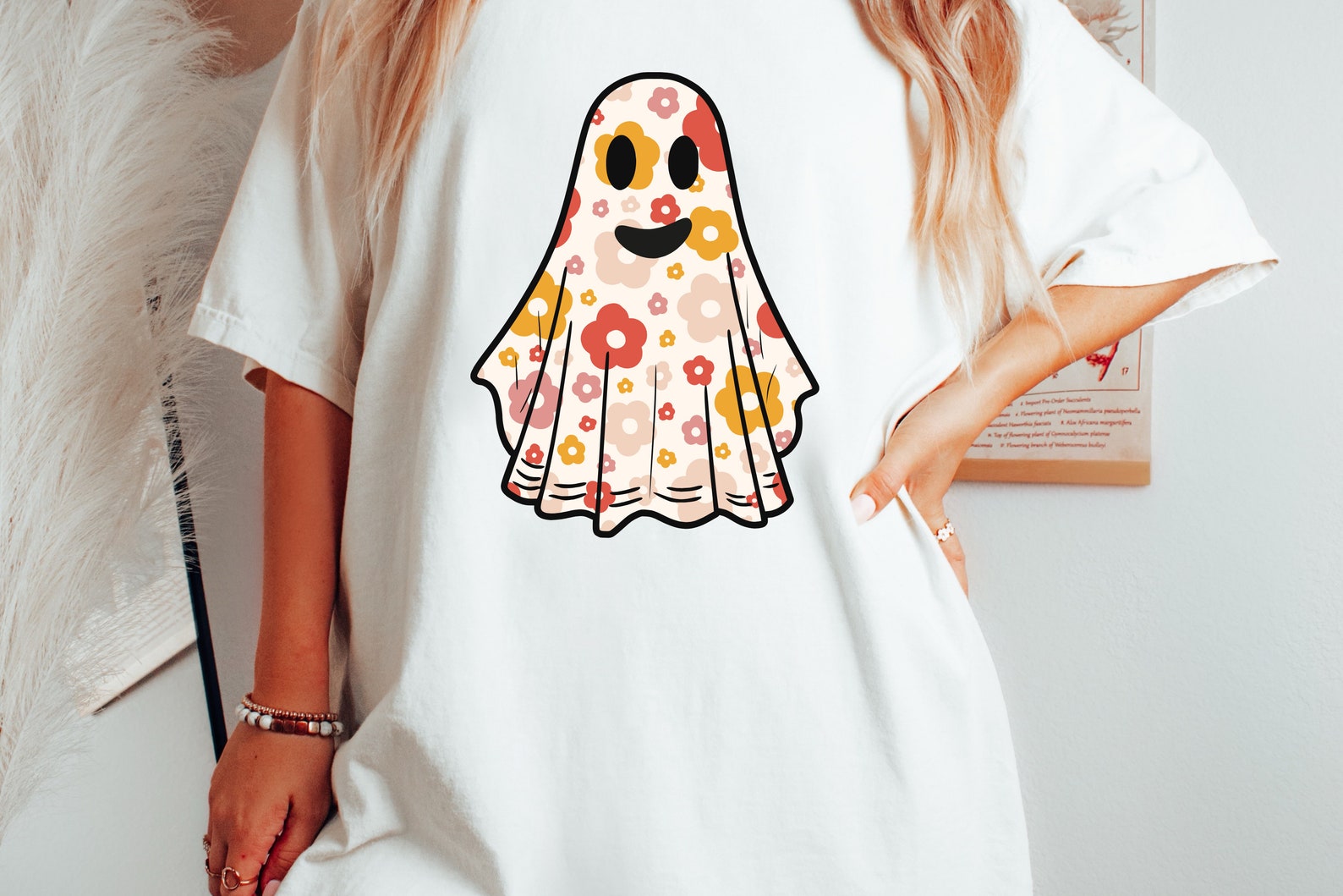 Daisy Ghost Png Bundle, Flower Ghost Png Sublimation Design, Cute Ghost ...