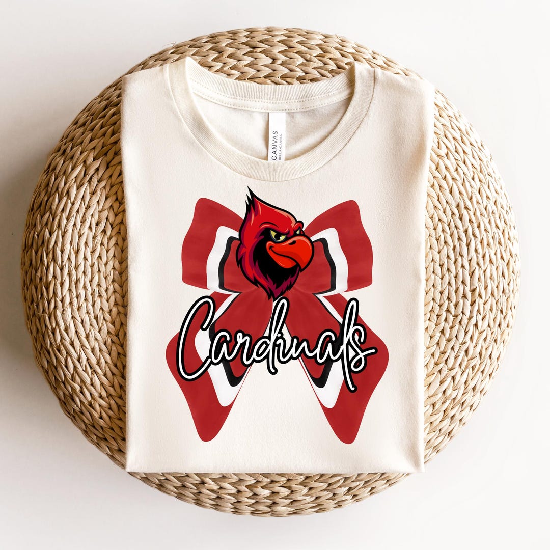 Preppy Cardinals Png, Cardinals Pride Png, Louisville Png, Red Cardinal ...