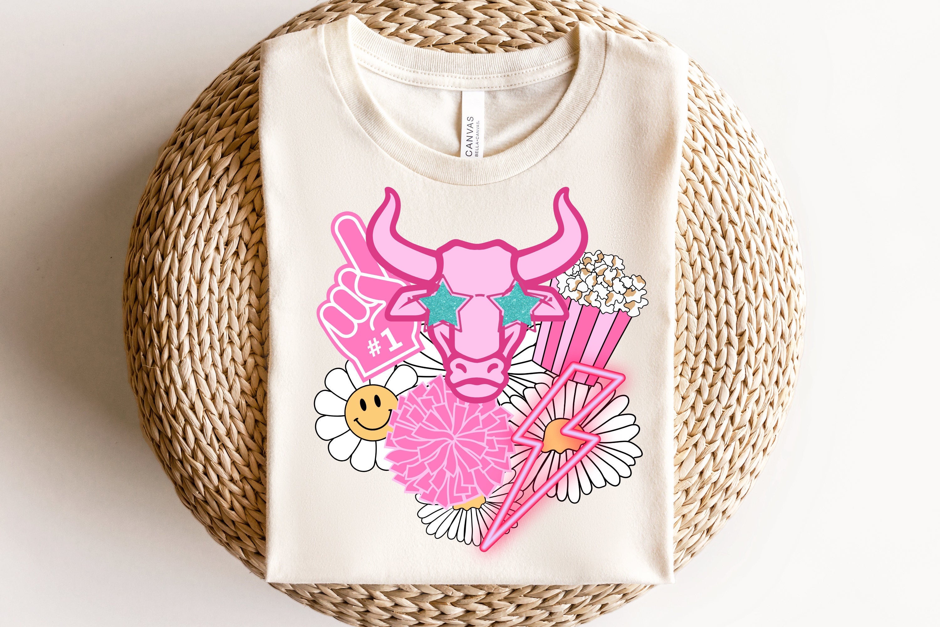 Preppy Longhorn Png, Lets Go Longhorns, Sublimation, Longhorns High ...