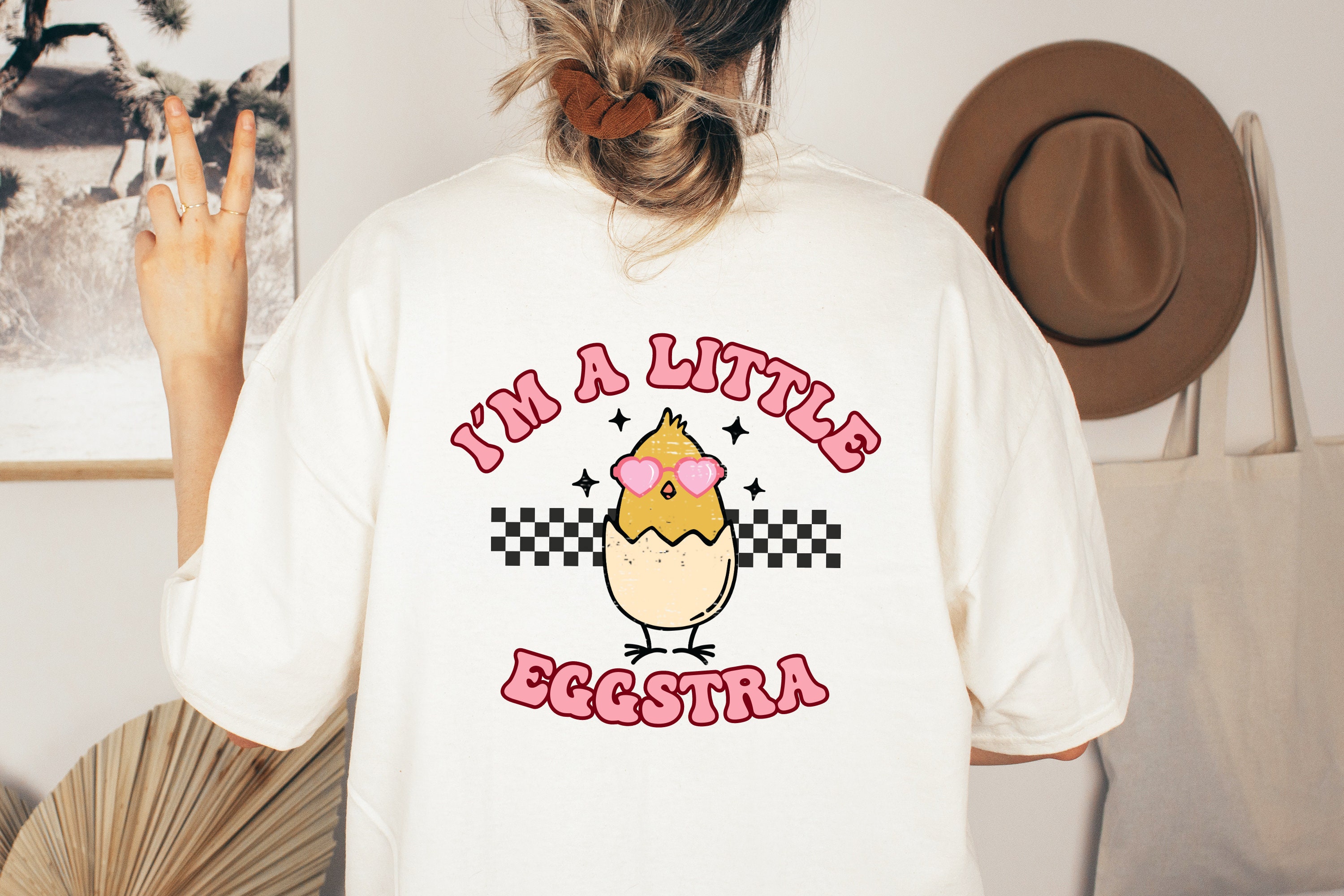 Sassy Girl Svg I'm a Little Eggstra Svg Easter Shirt - Etsy