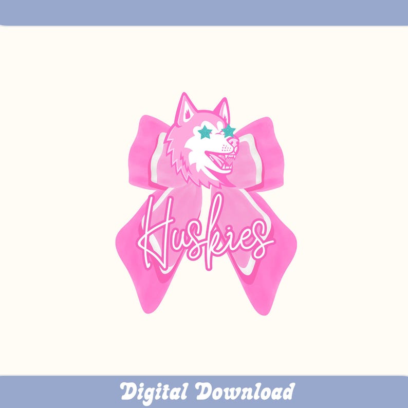 Preppy Pink Husky Mascot Png, Hot Pink Huskies Png, Go Huskies ...