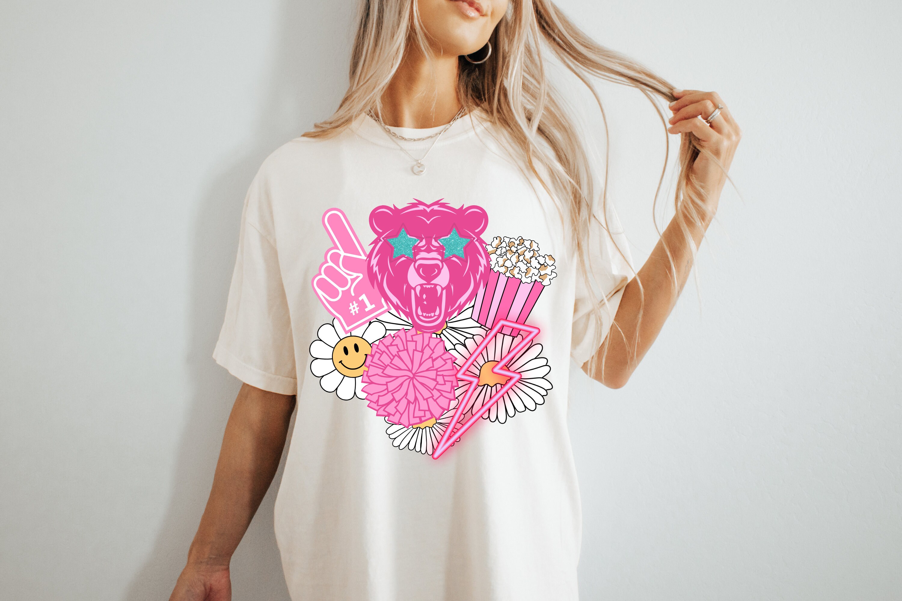 Preppy Bear Png, Bears Mascot, Preppy High School Mascots, Sublimation ...