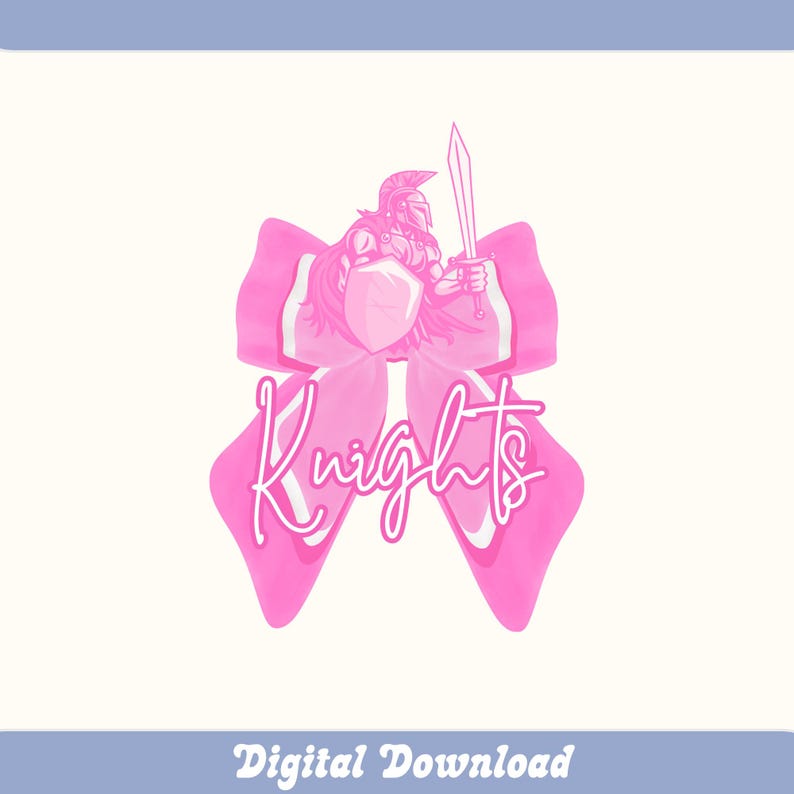 Pink Mascot Png, Preppy Knights Png, Go Knights, Sublimation, Faux Glitter, Preppy Glasses ...