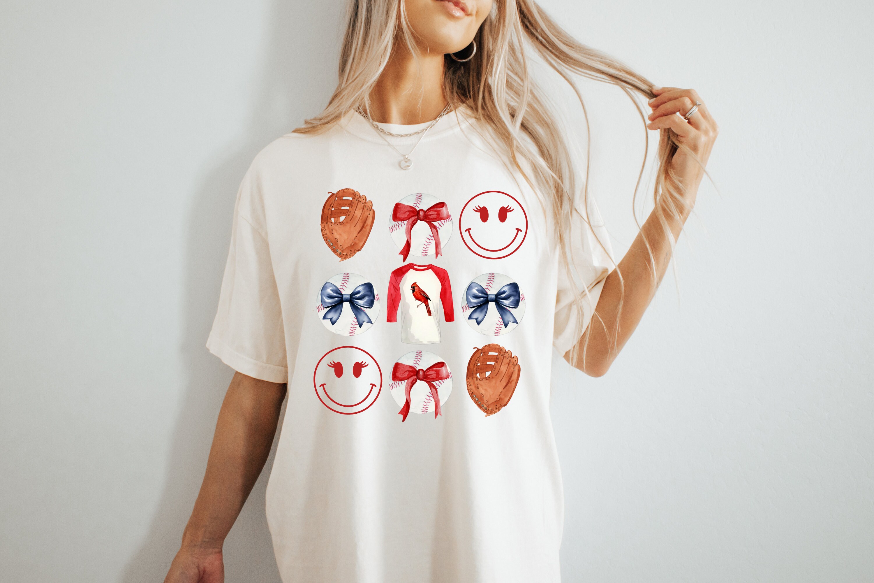 Coquette Red Baseball Team Png, Coquette Preppy St Louis Png, Trendy ...