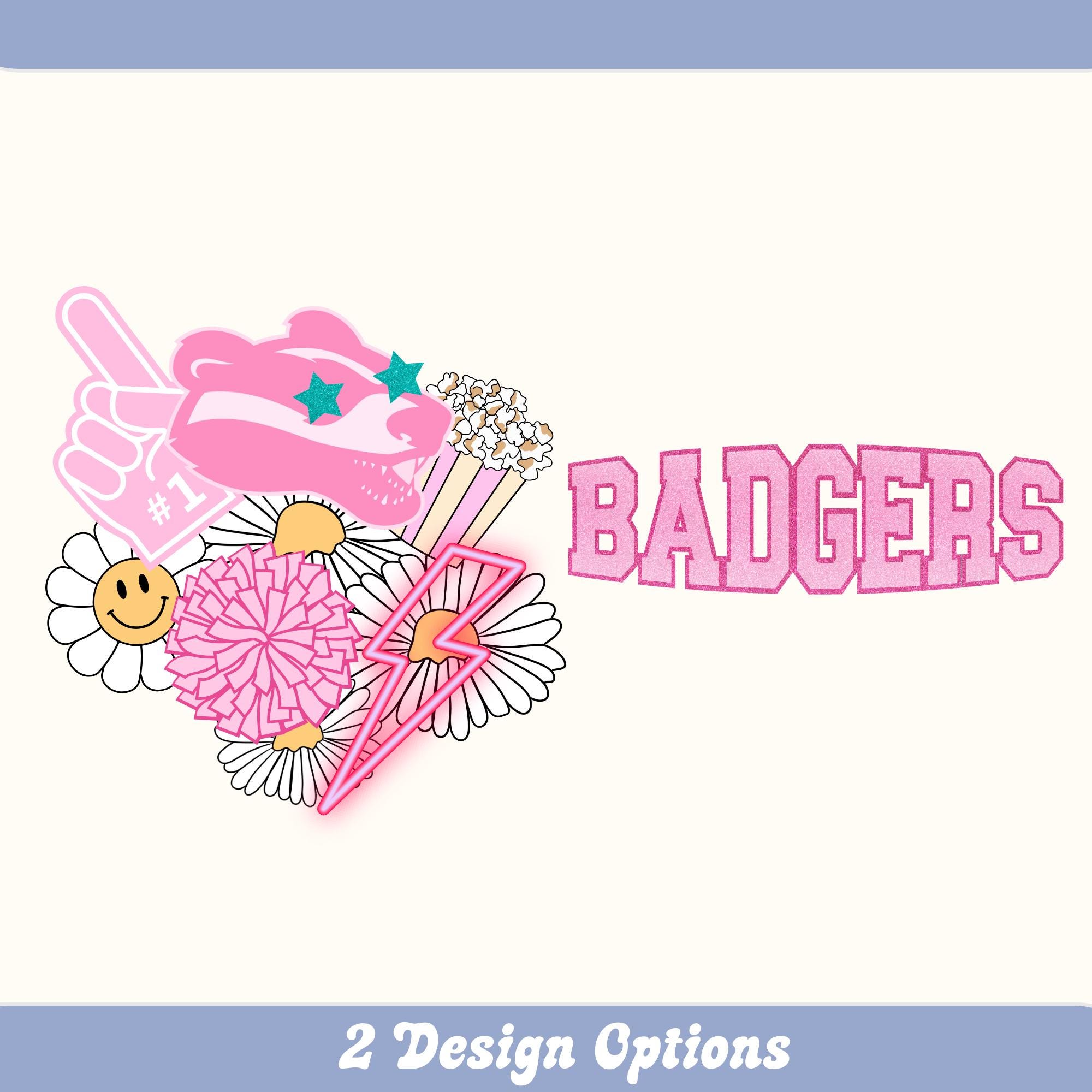 Preppy Badgers Png, Lets Go Badgers, Sublimation, Badger High School ...