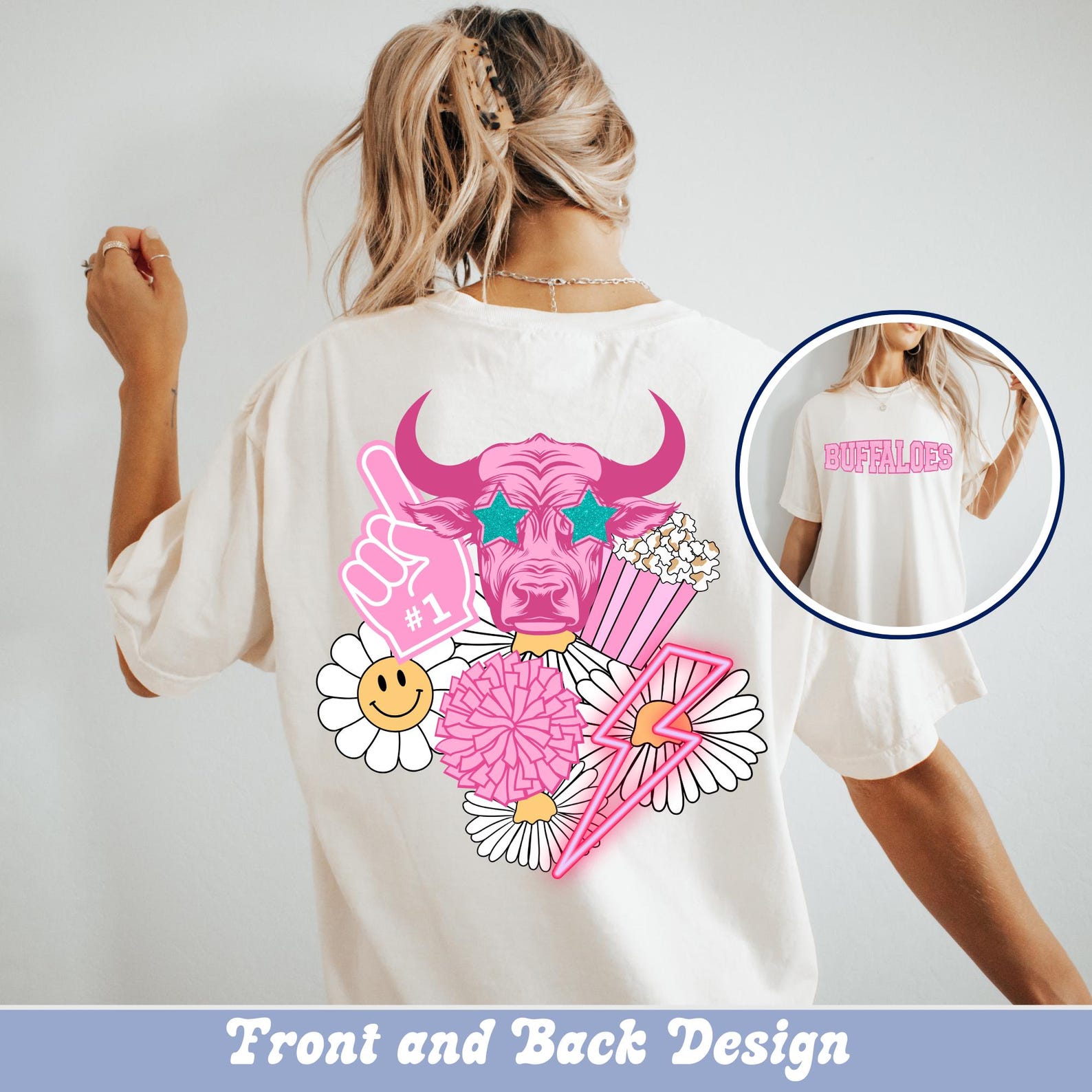 Preppy Buffalo Png, Lets Go Buffaloes, Sublimation, Buffalo High School ...