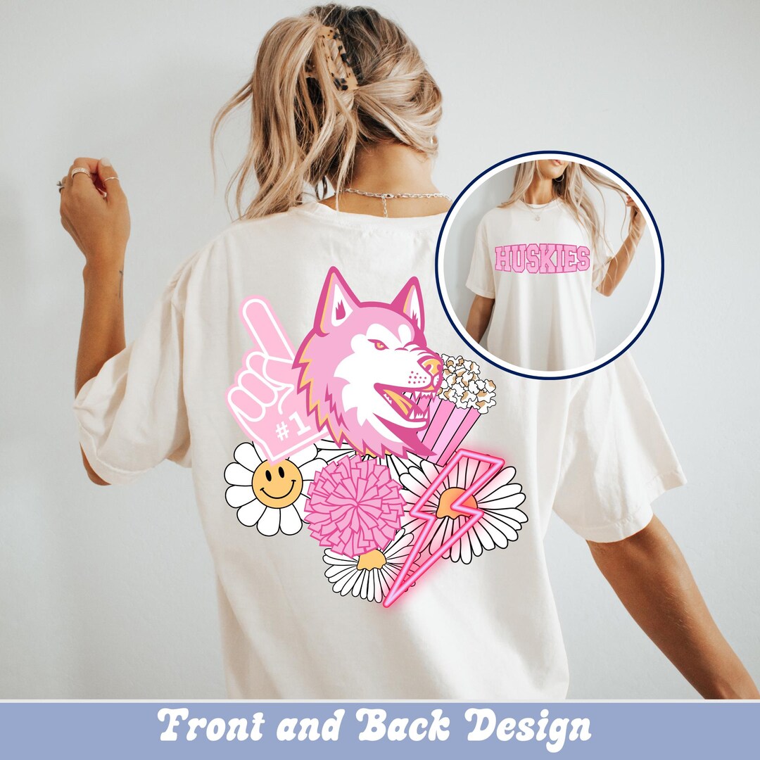 Preppy Huskies Png, Lets Go Huskies, Sublimation, Husky High School ...