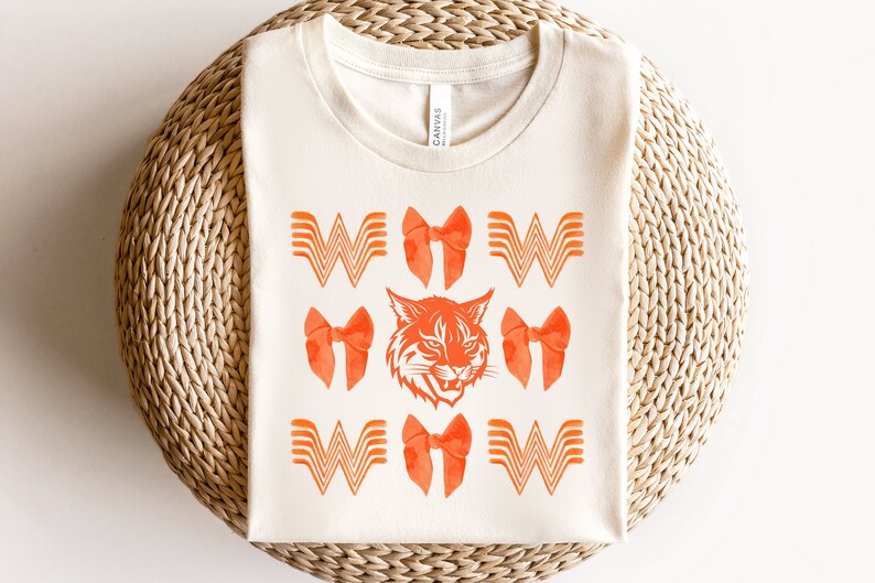 Coquette Wildcat Mascot Png Bundle, Preppy, Texas Mascot Sublimation ...