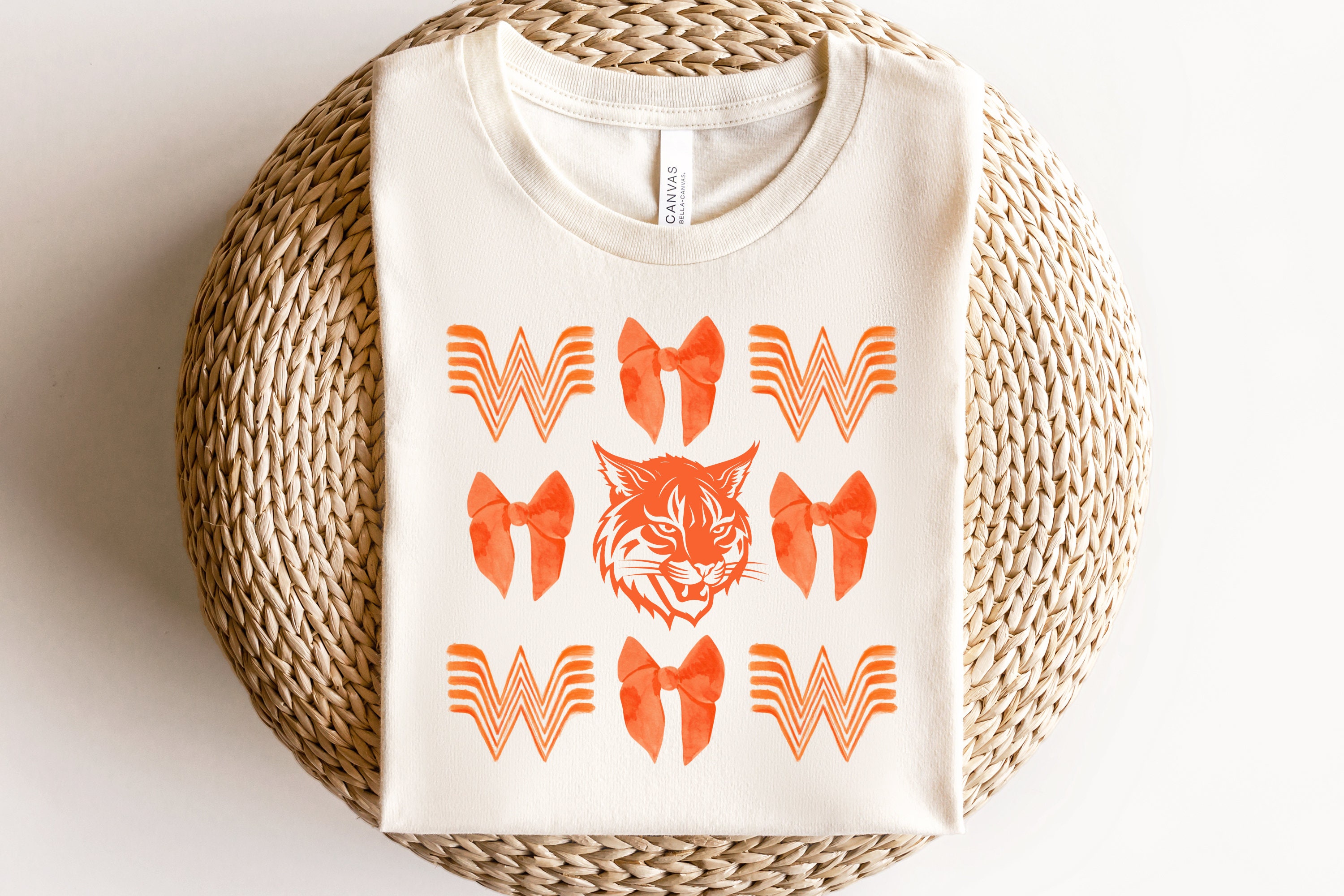 Coquette Wildcat Mascot Png Bundle, Preppy, Texas Mascot Sublimation ...