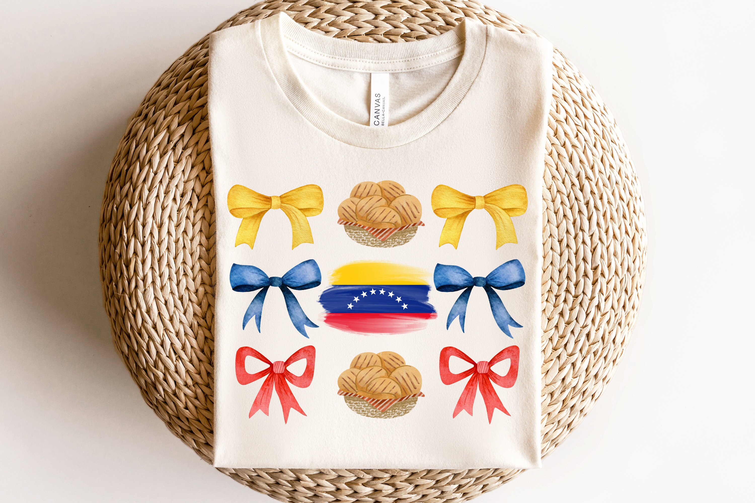 Preppy Venezolana Png, Venezuela Flag Bow Png, Venezuela Png, Arepas ...