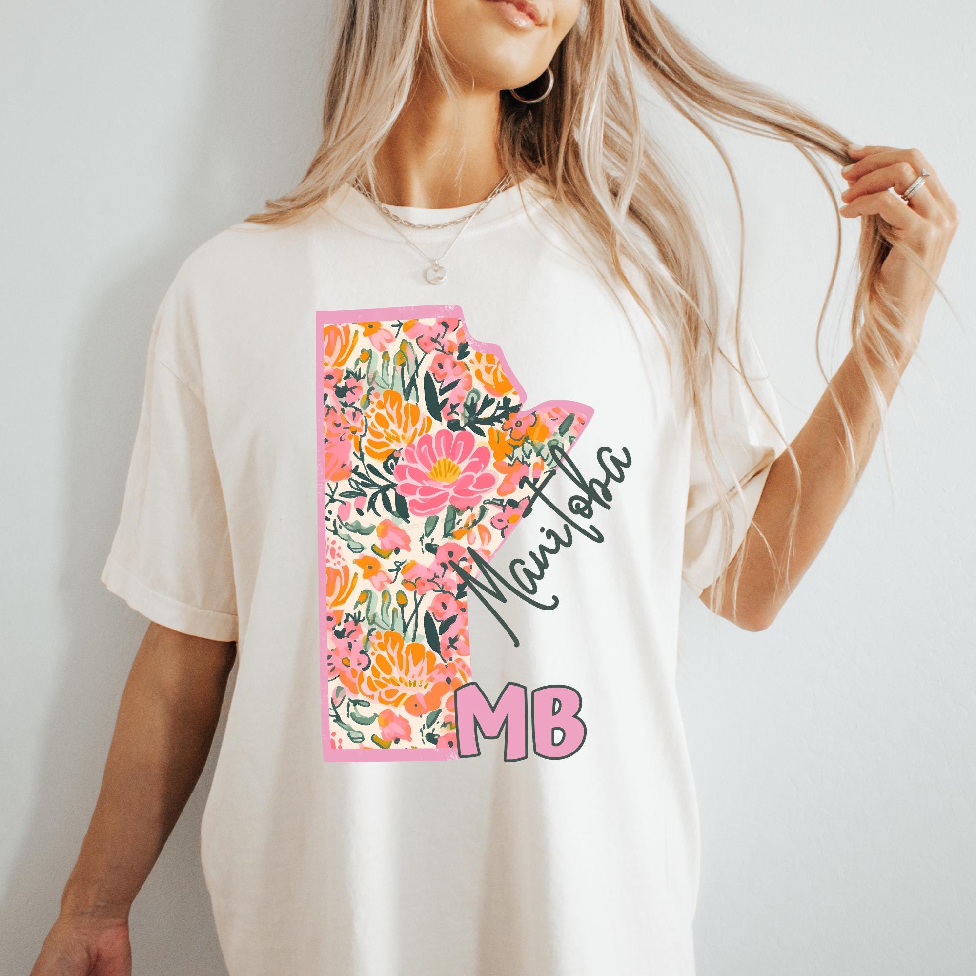 Preppy Manitoba Png, Manitoba Map DTF, Sublimation, Canada Map Bundle ...