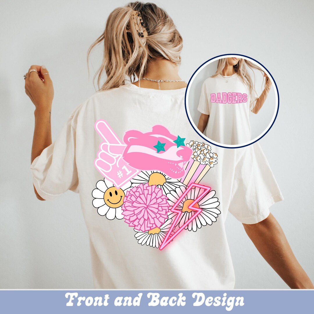 Preppy Badgers Png, Lets Go Badgers, Sublimation, Badger High School ...