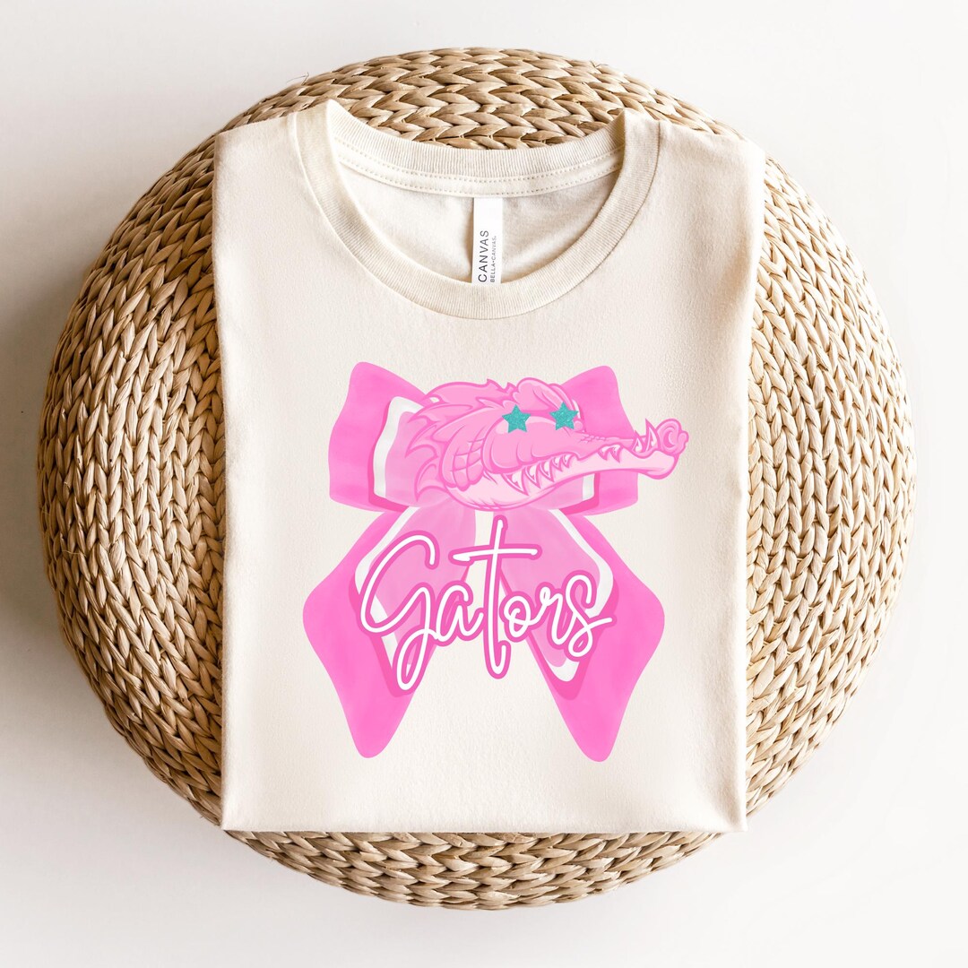 Preppy Pink Gator Png, Preppy Gators Png, Go Gators, Sublimation, Faux ...