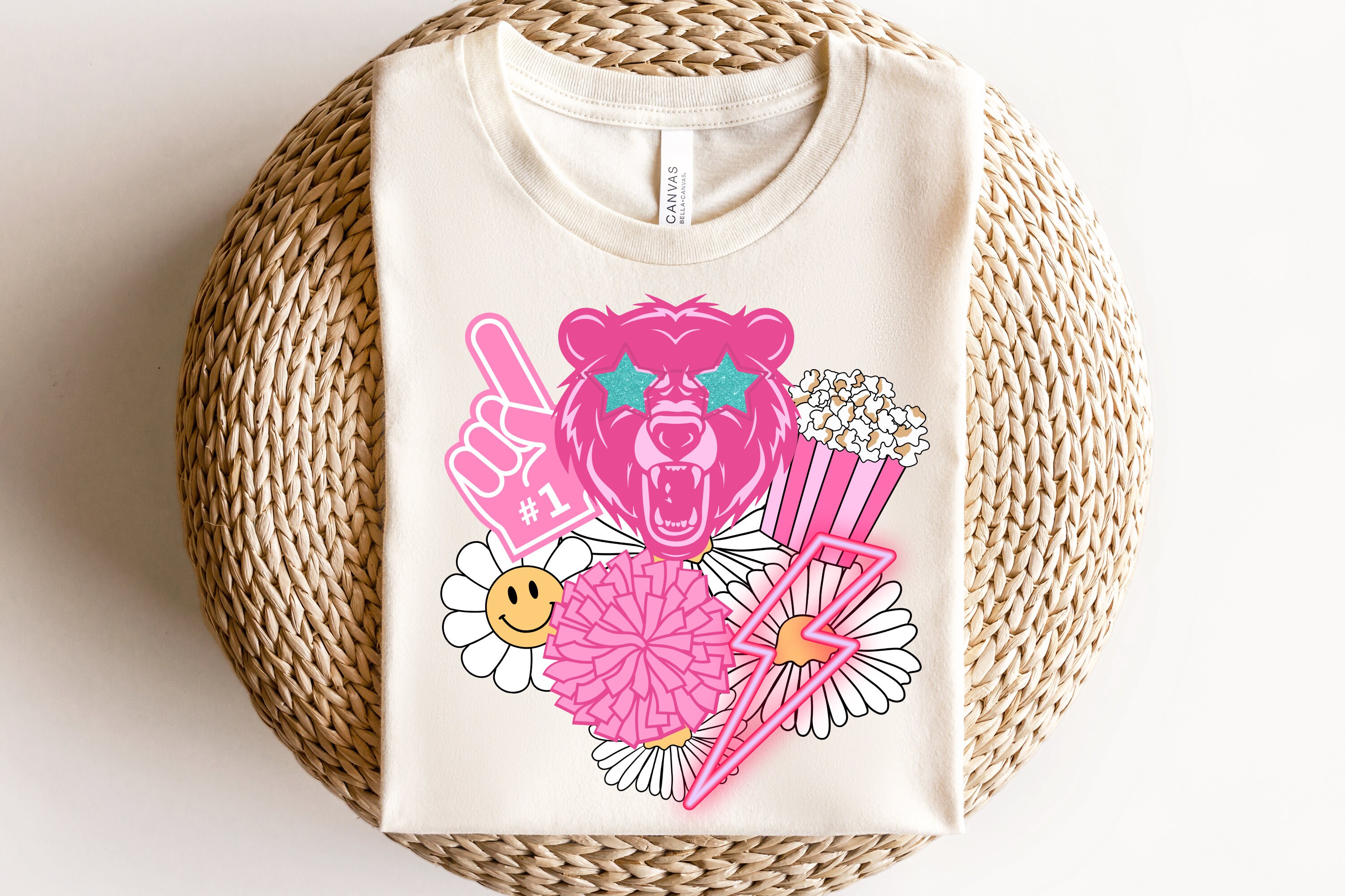 Preppy Bear Png, Bears Mascot, Preppy High School Mascots, Sublimation ...