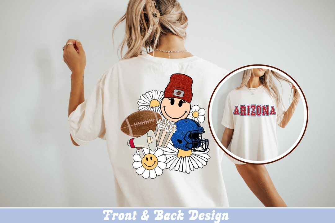 Glitter Arizona Football Png, Preppy Football Team Png, Glitter ...