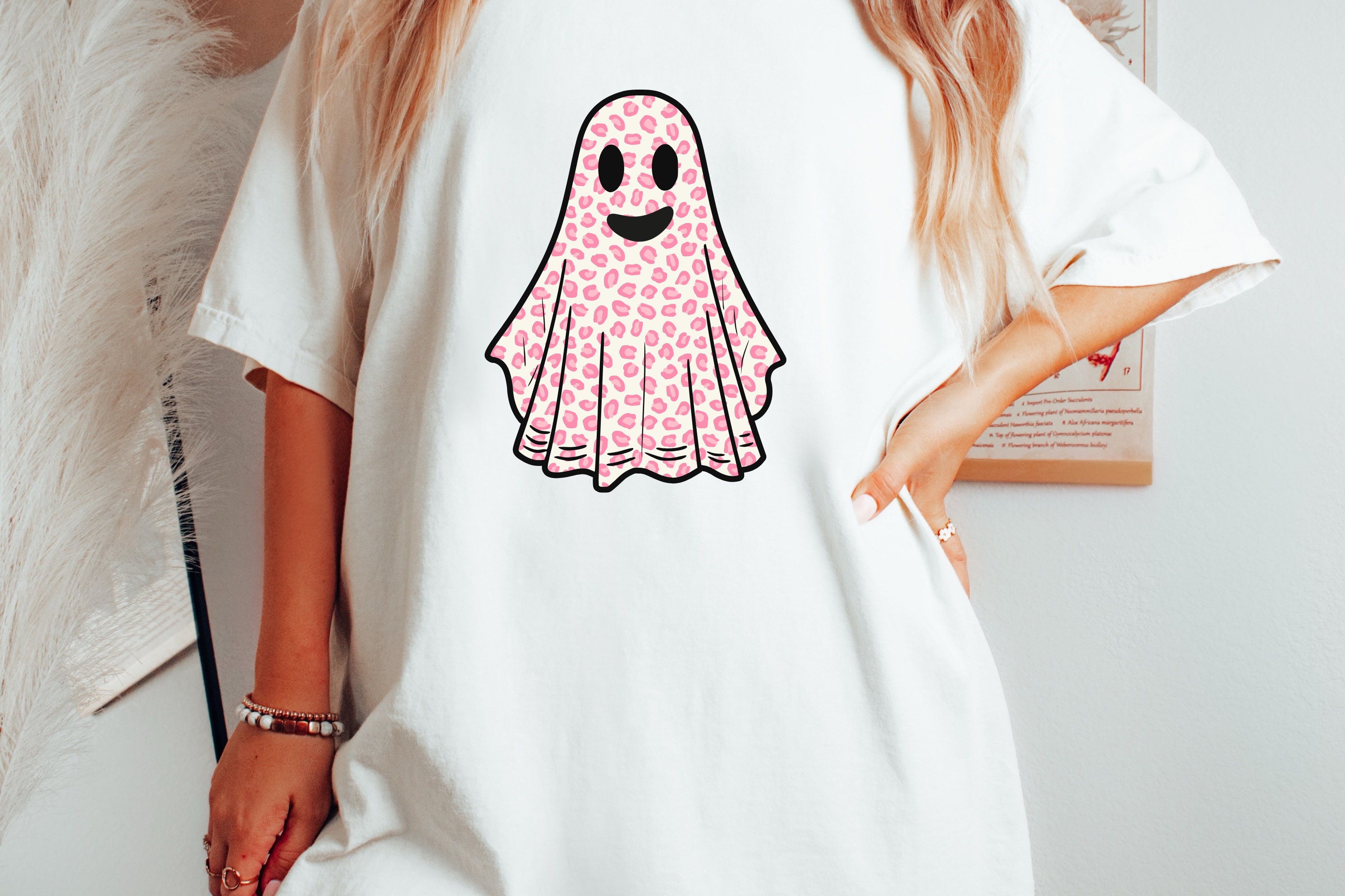 Pink Ghost Svg Bundle, in October We Wear Pink Svg Png Bundle, Pink ...
