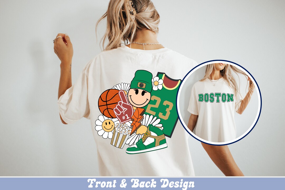 Boston Basketball Png, Trendy Basketball Team Sublimation, Varsity ...