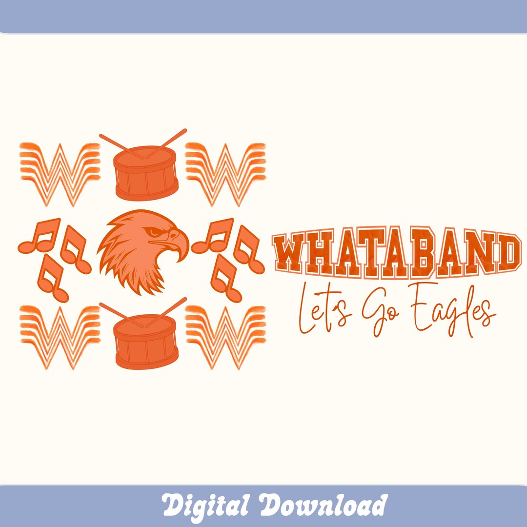 Preppy Marching Band Png, Eagles Band, Sublimation, Texas Band, Class ...