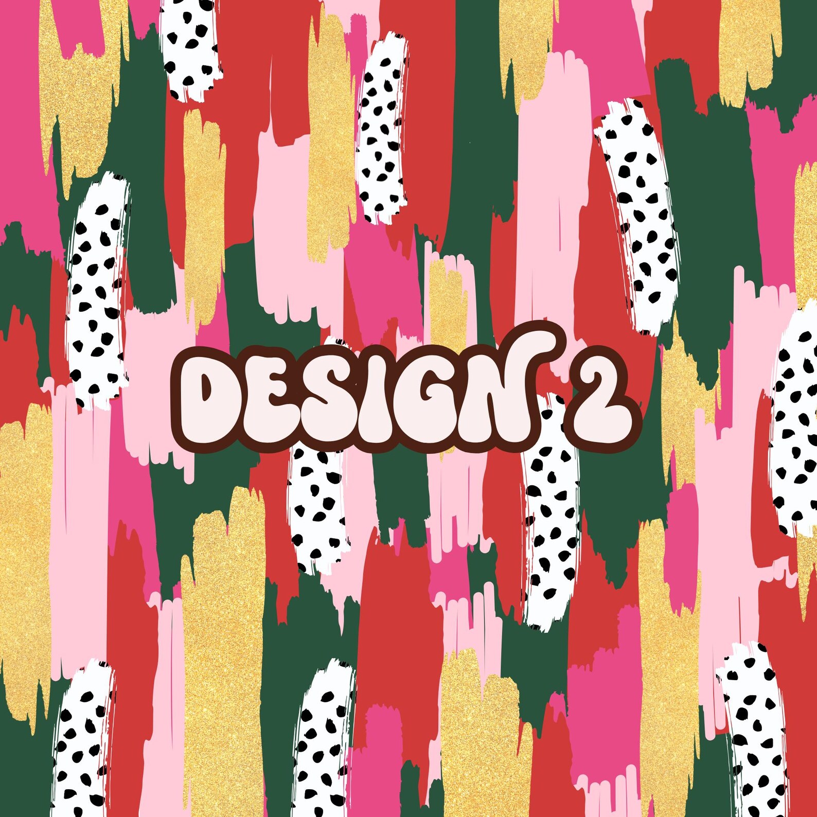 Preppy Christmas Brushstroke Paper Png, Brush Background Png Bundle ...