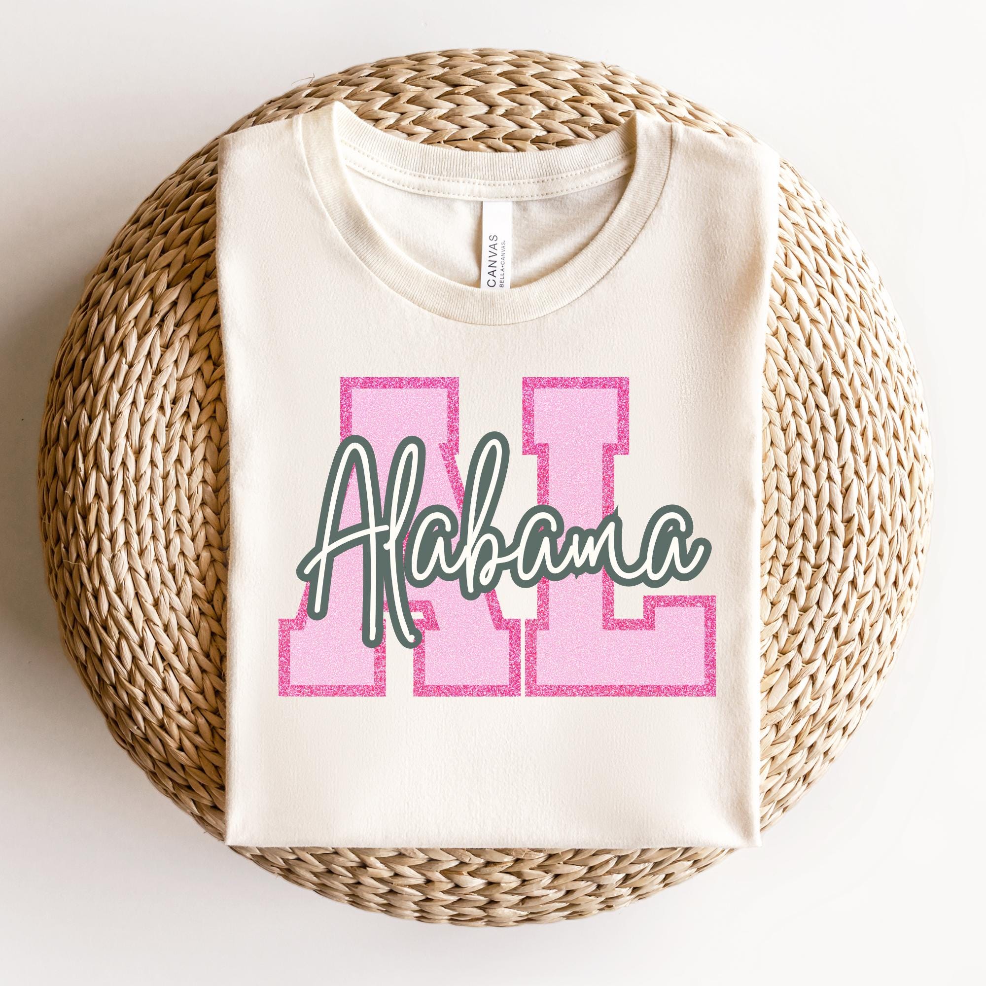 Preppy Alabama State Png, Coquette State, Alabama Kids, Varsity Alabama ...