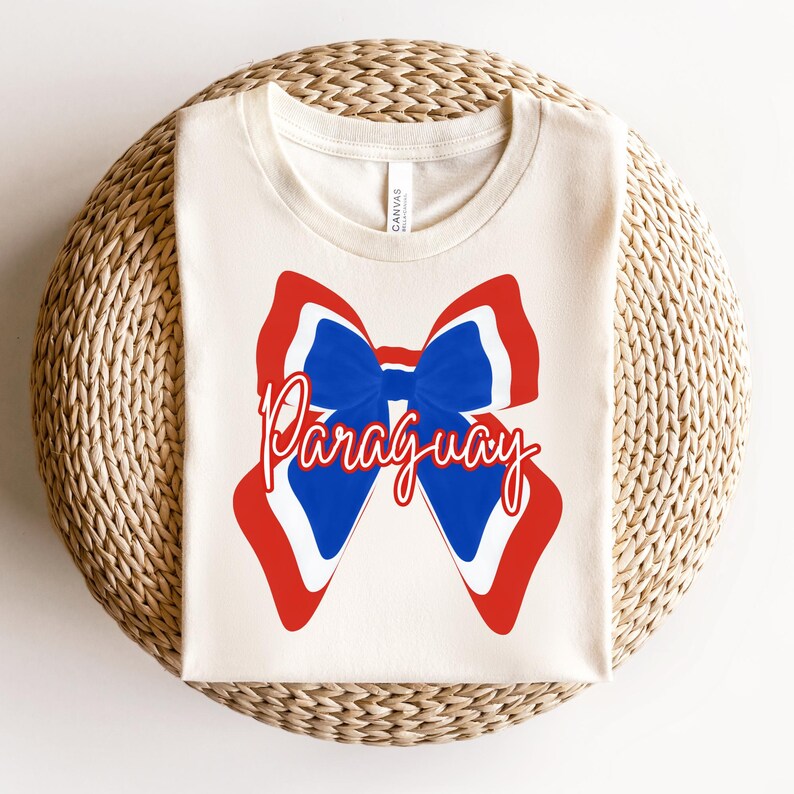 Paraguay Bow Png, Paraguay T-shirt, Hispanic Heritage, Sublimation ...