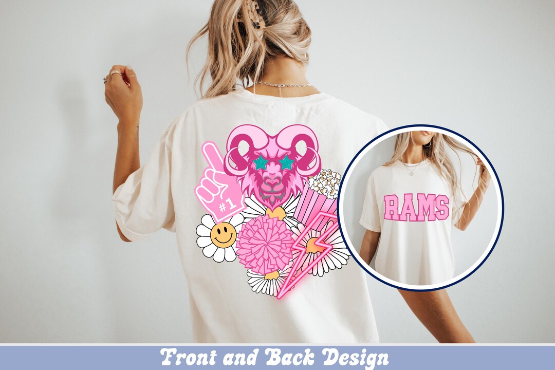 Preppy Rams Png, Lets Go Rams, Sublimation, Rams High School Mascot ...