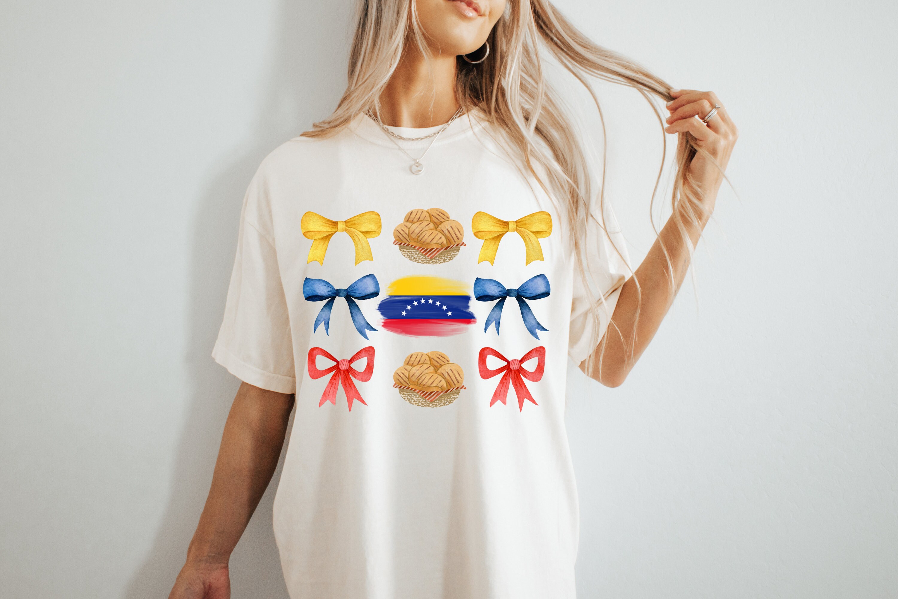 Preppy Venezolana Png, Venezuela Flag Bow Png, Venezuela Png, Arepas ...