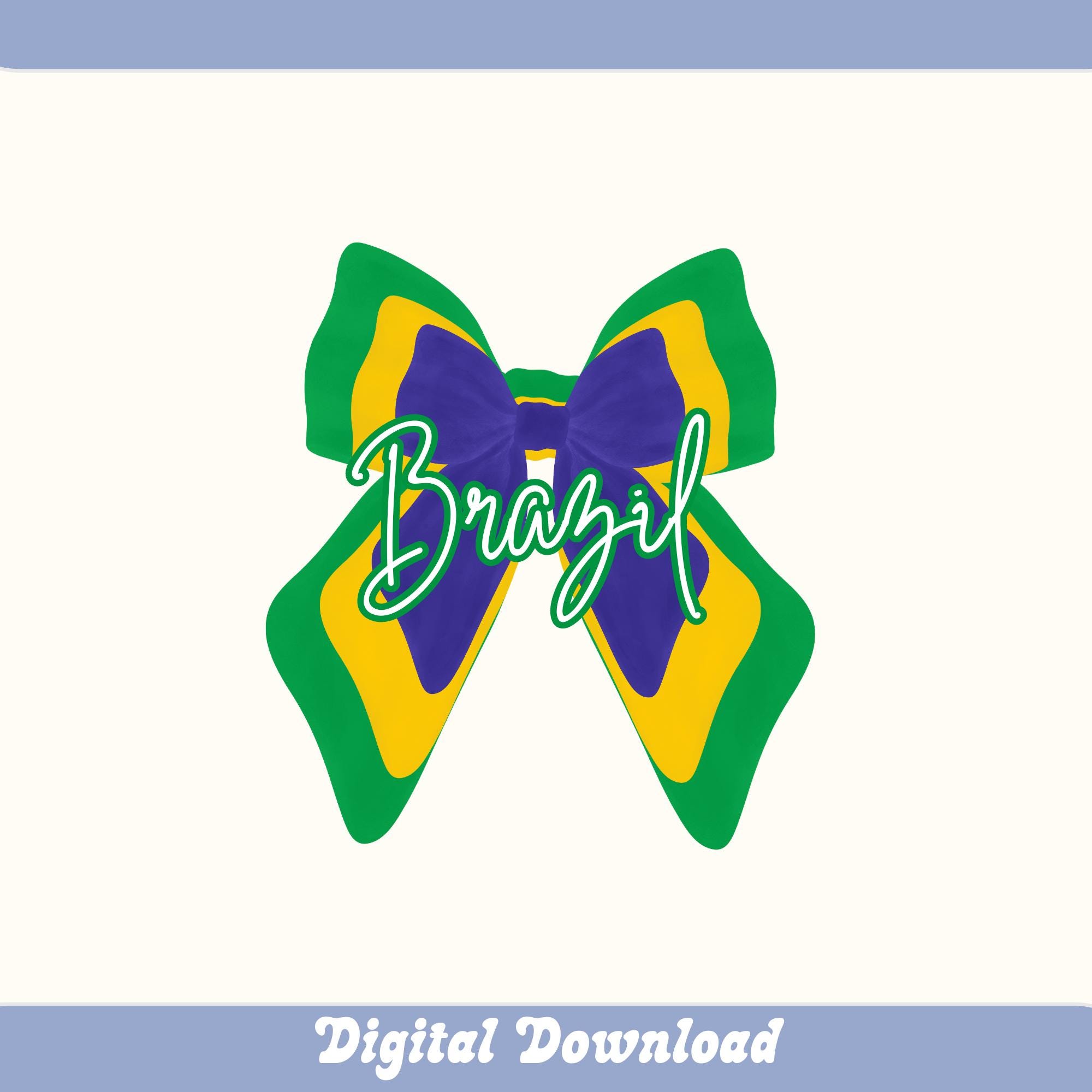 Coquette Brazil Bow Png, Brazil Shirt Png, Sublimation, Brazilian Girl ...