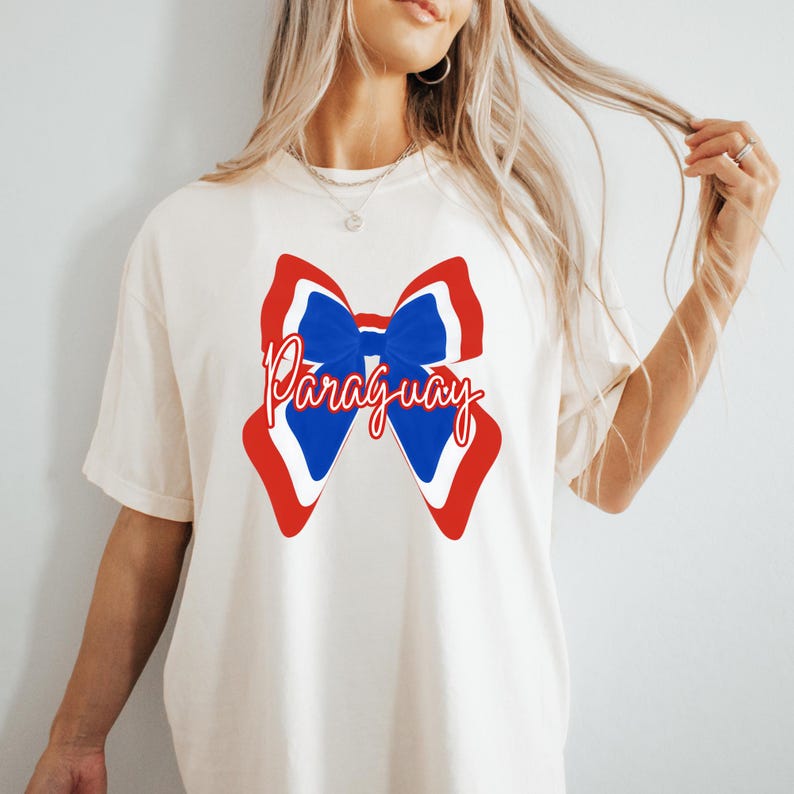 Paraguay Bow Png, Paraguay T-shirt, Hispanic Heritage, Sublimation ...