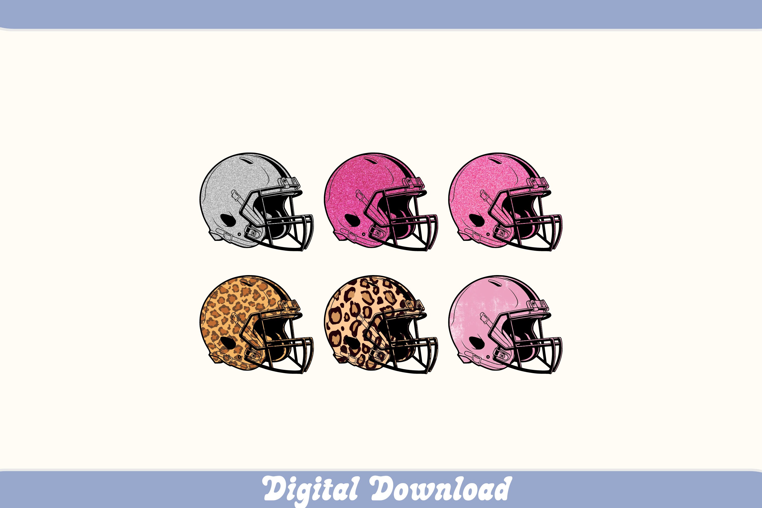 Preppy Coquette Football Helmet Png, Bundle, Clipart, Hot Pink Football ...