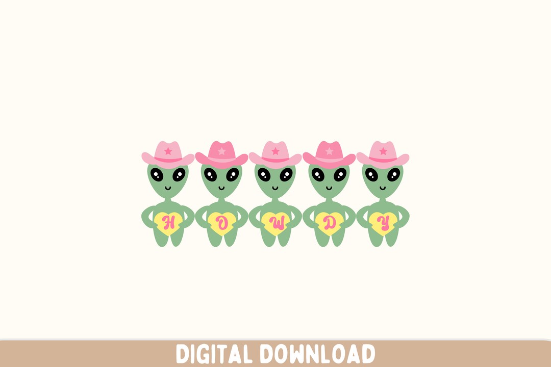 Western Alien Png, Space Cowgirl Png, Cosmic Cowgirl Design ...