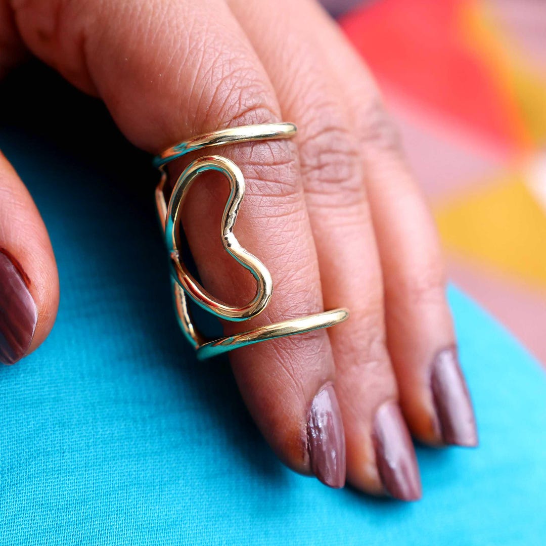 Heart Arthritis Rings, EDS Finger Splint Rings, Mallet Finger Rings ...