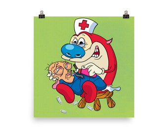 Ren and Stimpy Poster - Etsy