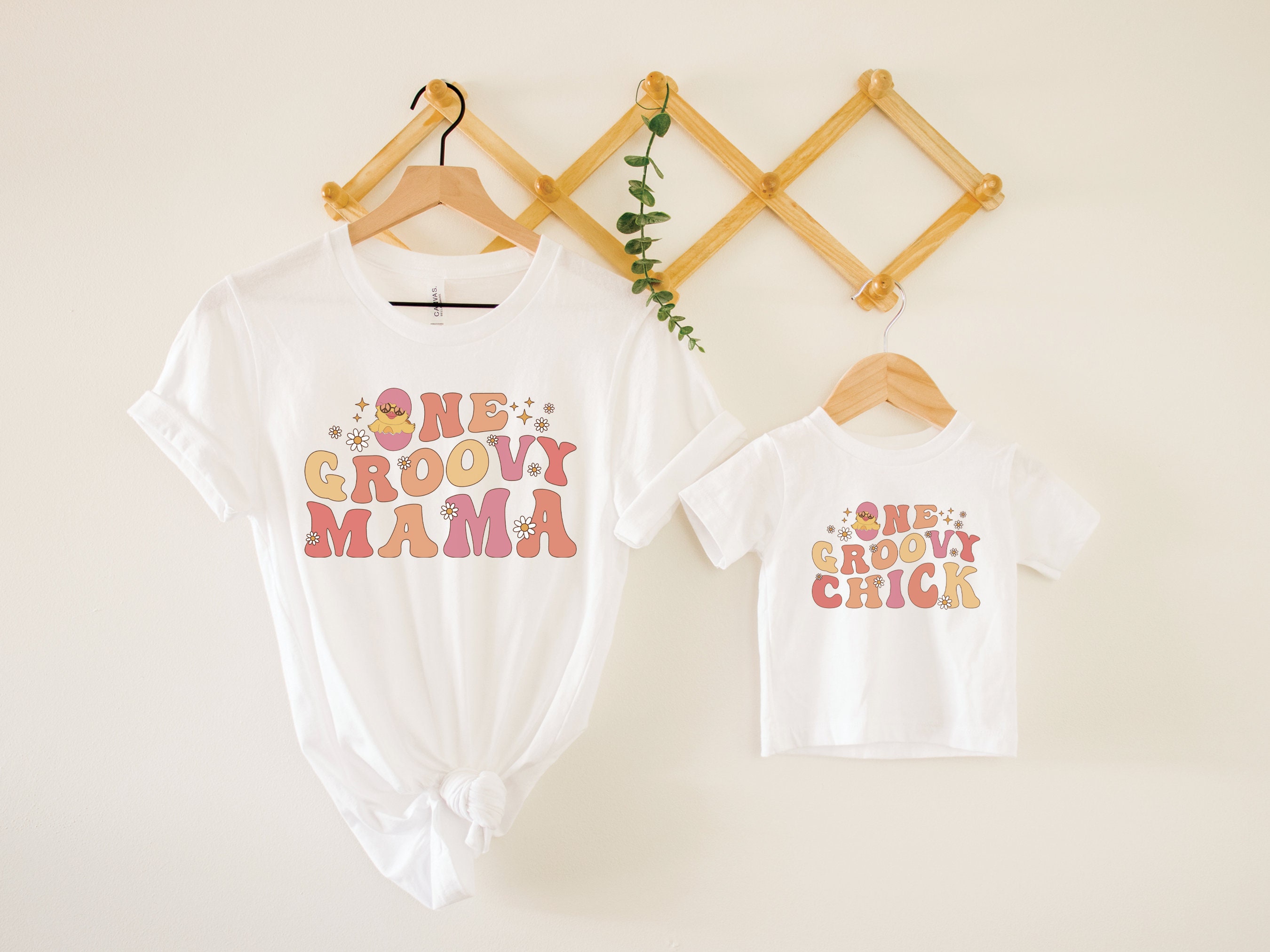 One Groovy Chick 1st Birthday Shirt, Groovy Chick Matching Family ...
