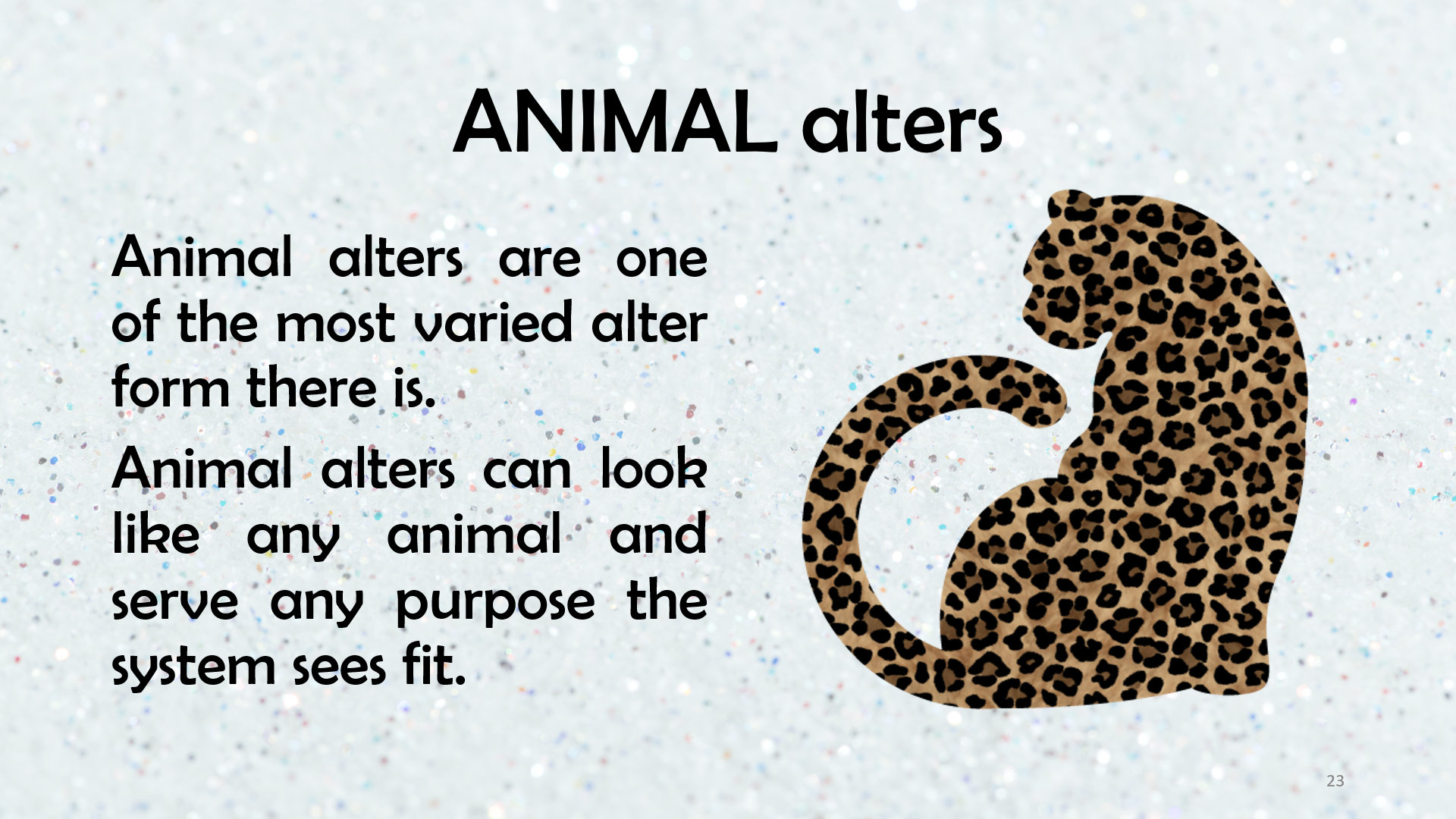 41 Types of Alters in Dissociative Identity Disorder - A Booklet ...