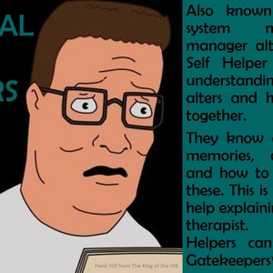 41 Types of Alters in Dissociative Identity Disorder - A Booklet ...