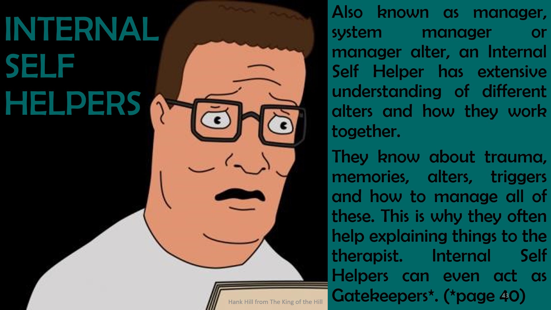 41 Types of Alters in Dissociative Identity Disorder - A Booklet ...