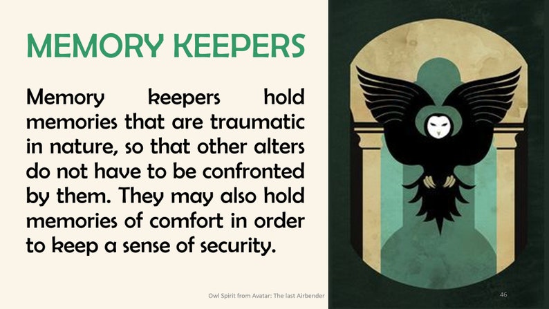 41 Types of Alters in Dissociative Identity Disorder - A Booklet ...