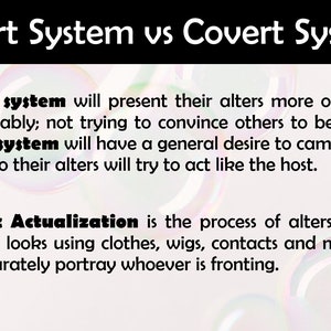 41 Types of Alters in Dissociative Identity Disorder - A Booklet ...