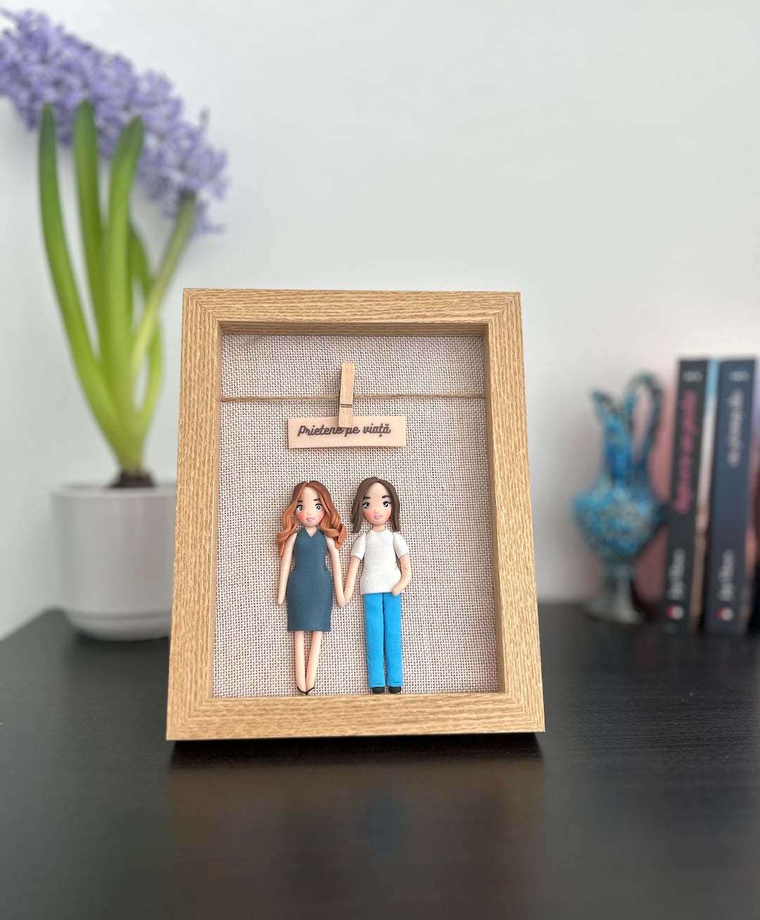 Personalized Friends Frame, Custom Photo Frame, Handmade Keepsake for ...