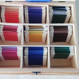 Montessori Color Tablets, Printable Homeschool Download,preschool ...