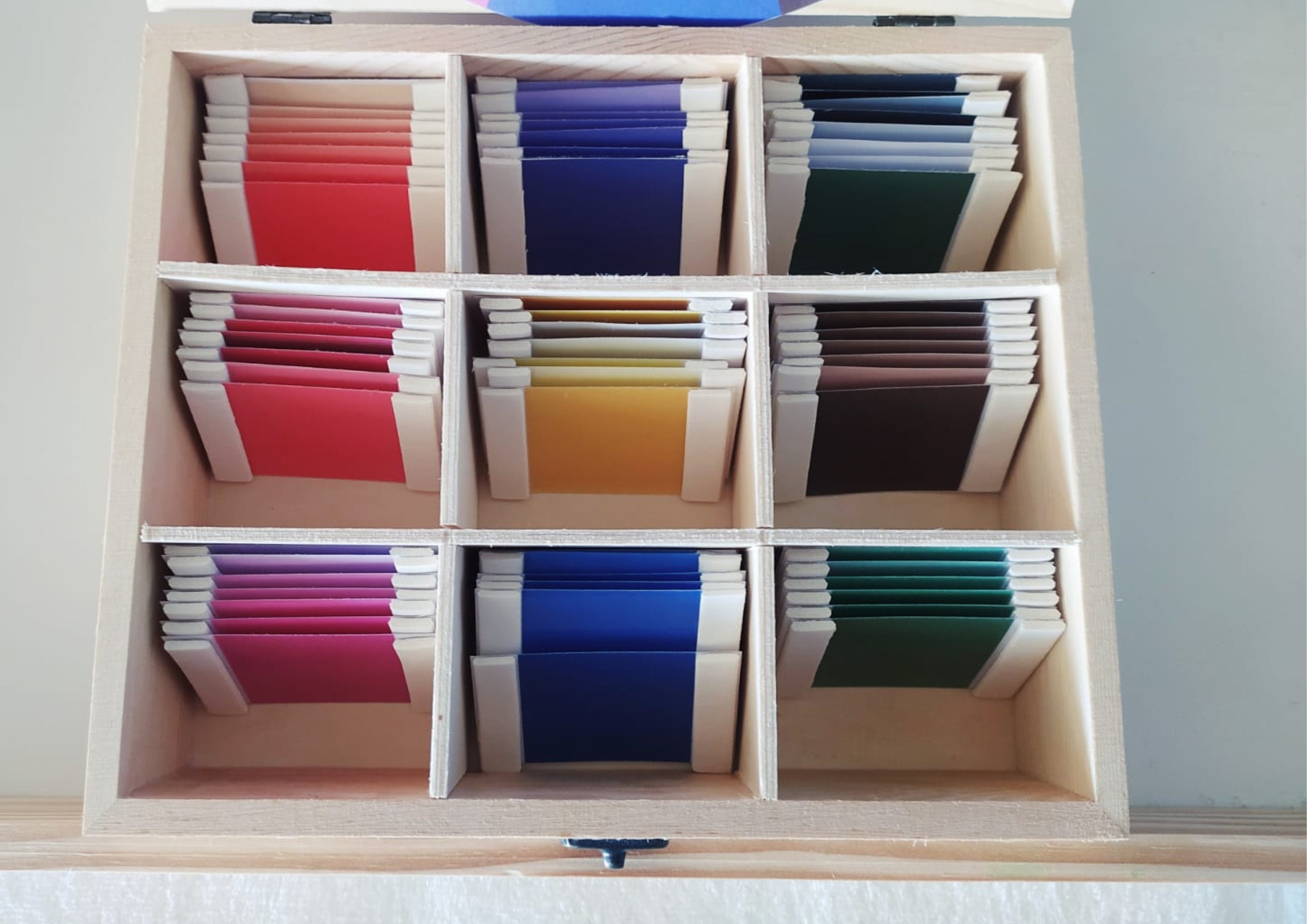 Montessori Color Tablets, Printable Homeschool Download,preschool ...