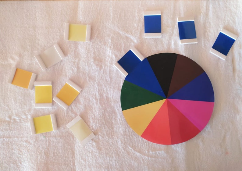 Montessori Color Tablets, Printable Homeschool Download,preschool ...