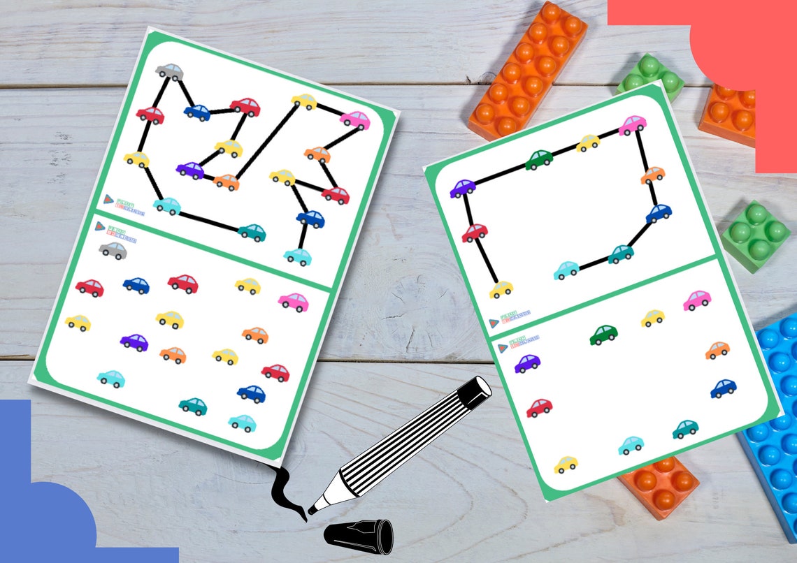 Visual Attention Activity, Printable Kids Activity Book, Preschool ...