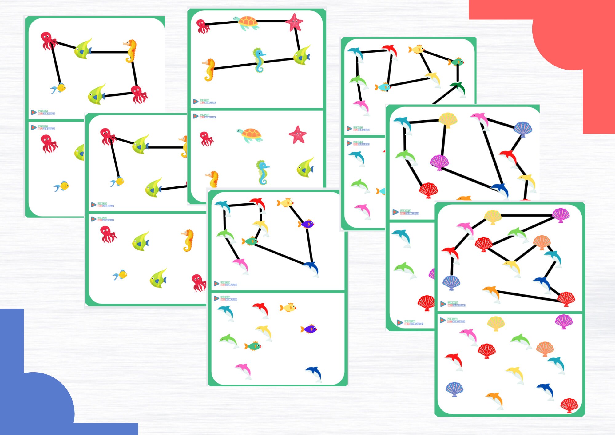 Visual Attention Activity, Printable Kids Activity Book, Preschool ...