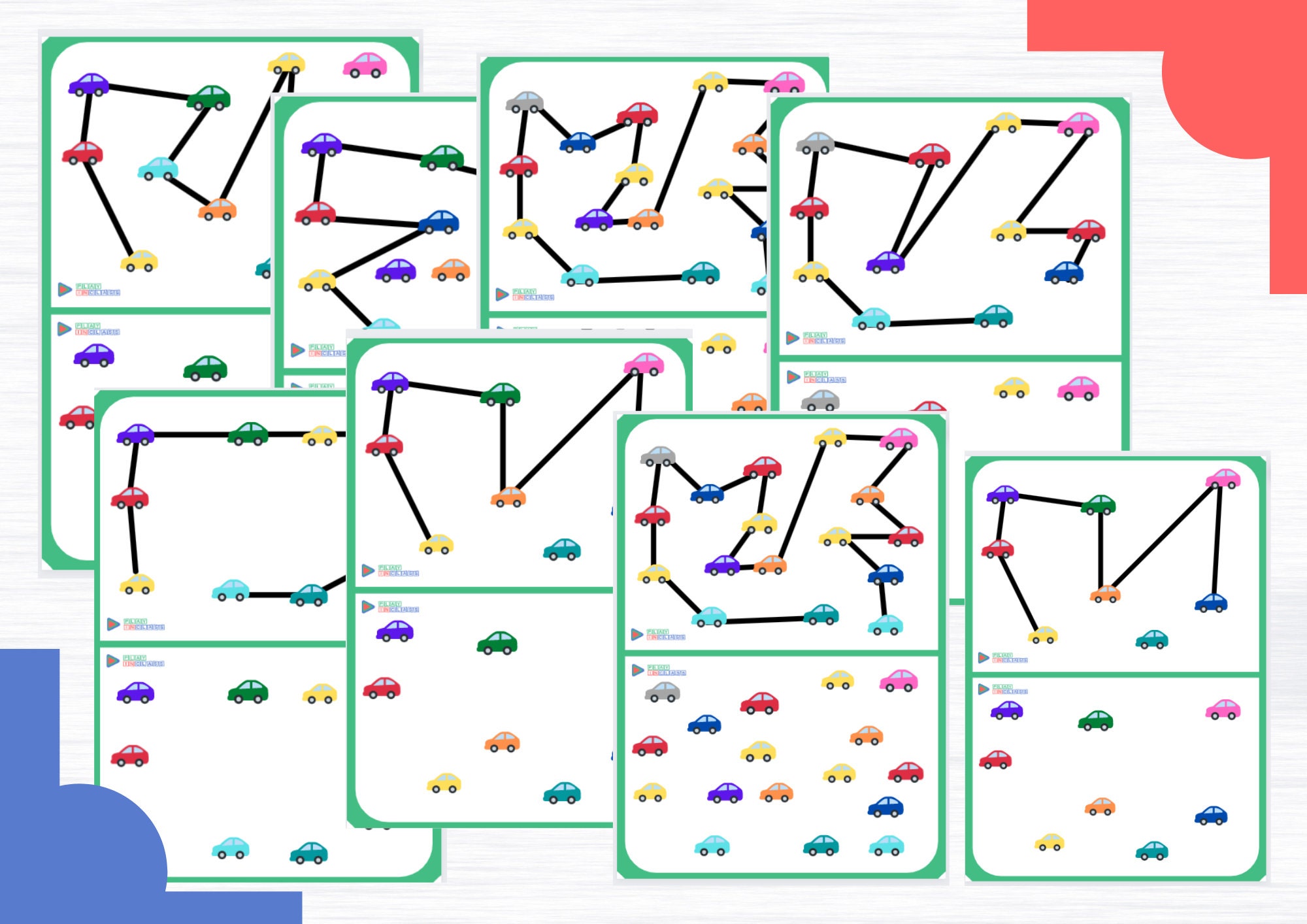 Visual Attention Activity, Printable Kids Activity Book, Preschool ...