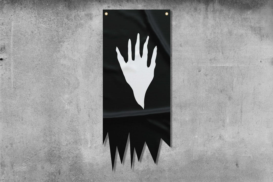 LOTR Uruk Hai Pennant Flag | High Quality Materials | Size: 50x120 Cm ...